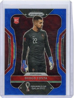Diogo Costa 2022 Panini Prizm World Cup Qatar Blue Wave Prizm /199 #176 ...