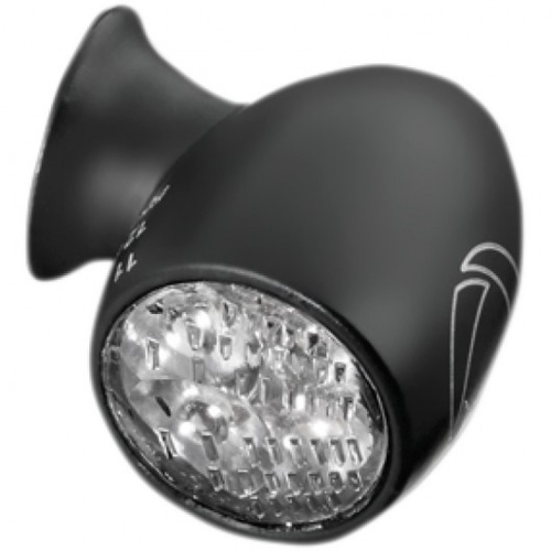 KELLERMANN - CLIGNOTANT ARRIÈRE BULLET ATTO DF À LED - NOIR & LENTILLE CLAIRE | eBay