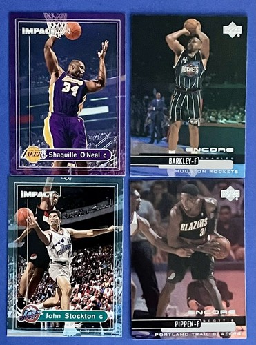 Y2K Basketball lot - 4 cards. Superstar Cards All NRMT or Better. Shaq ...