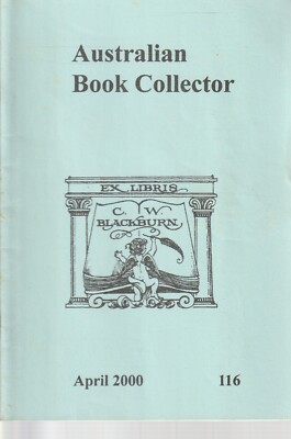 THE AUSTRALIAN BOOK COLLECTOR MAGAZINE , APRIL 2000 | eBay Australia