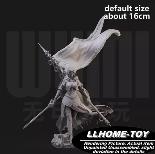 Anime FGO Jeanne Alter Dragon Witch Resin 3D Print GK Figure DIY Model ...
