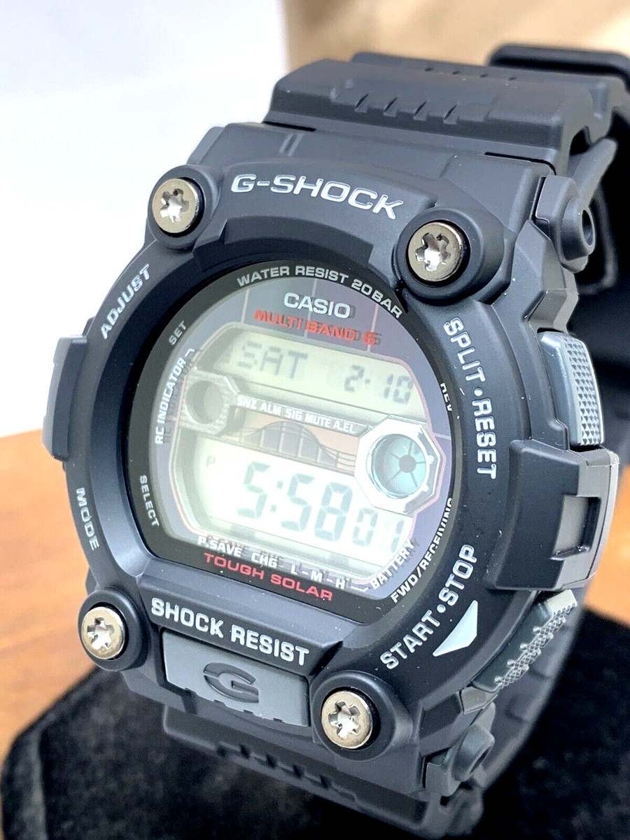 Casio G-Shock Men's Watch GW7900-1CF Tough Solar Black Resin Casio G-Shock Men's Watch GW7900-1CF Tough Solar Black Resin