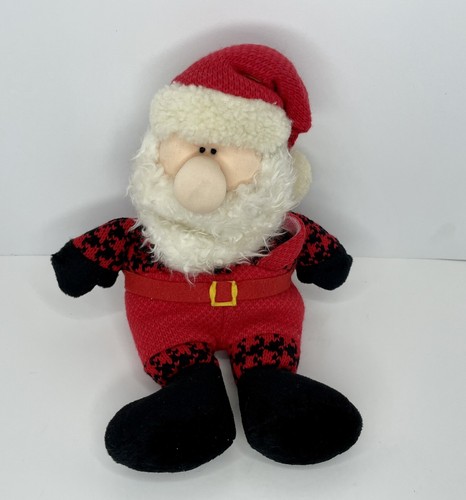Russ Berrie 12" Chimney Santa Claus Plush Stuffed Toy Christmas ...