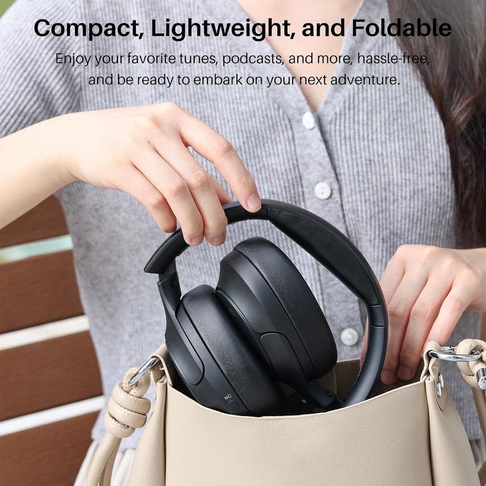 TOZO HT2 Hybrid Active Noise Cancelling Headphones Hi-Res Audio 60H Playtime | eBay