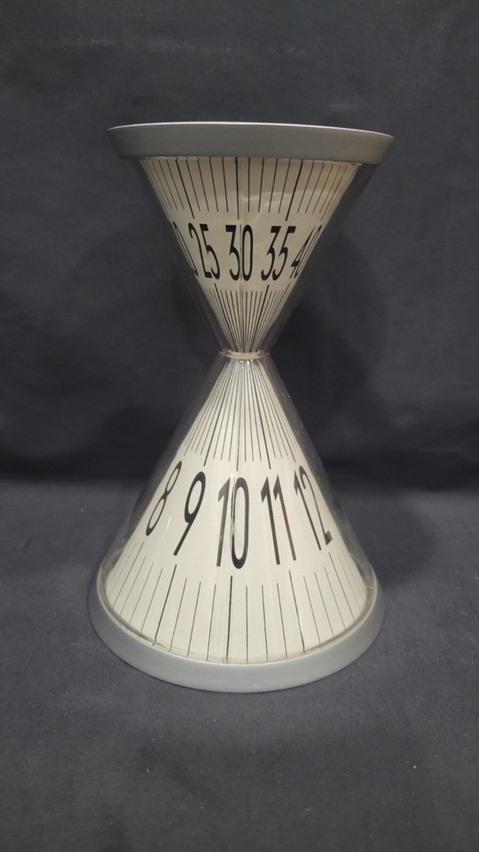 Unusual Cool 2003 DAVID DEAR HOUR GLASS SHAPE TABLE CLOCK | eBay