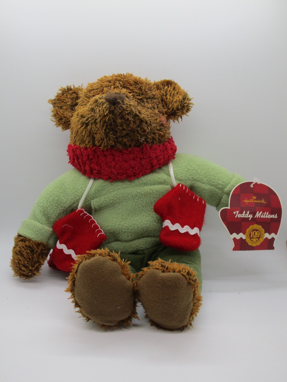 Hallmark Teddy Mittens Plush Bear | eBay