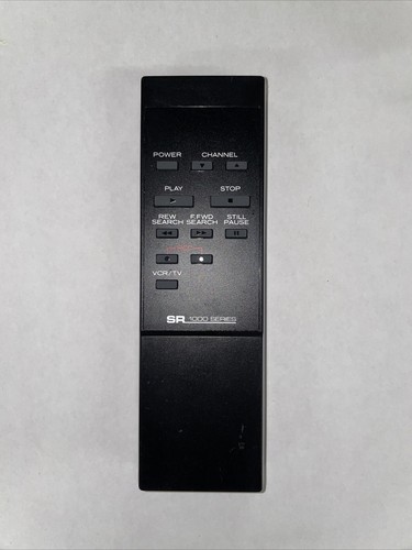 Sears Roebuck VCR Remote Control SR 1000 Series for Model 53292 Black ...