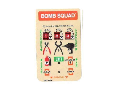 Intellivision Controller Overlays ~ AD&D Math Fun Utopia Bomb Squad You ...