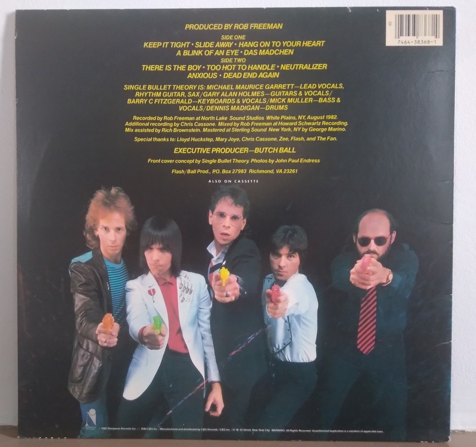 SINGLE BULLET THEORY(self titled)LP 1982 1st Press,vinyl EX/cover EX ...