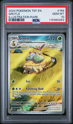 Pokémon TCG Temporal Forces Grotle 164/162 Illustration Rare PSA 10 | eBay