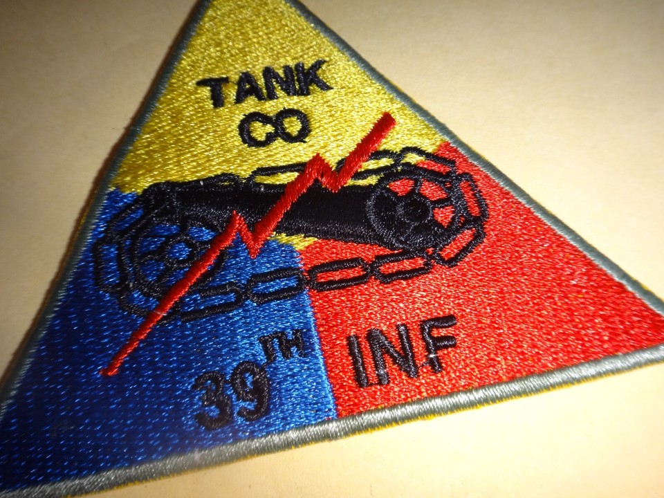 US Army 39th Infantry Regiment TANK Company Patch | eBay