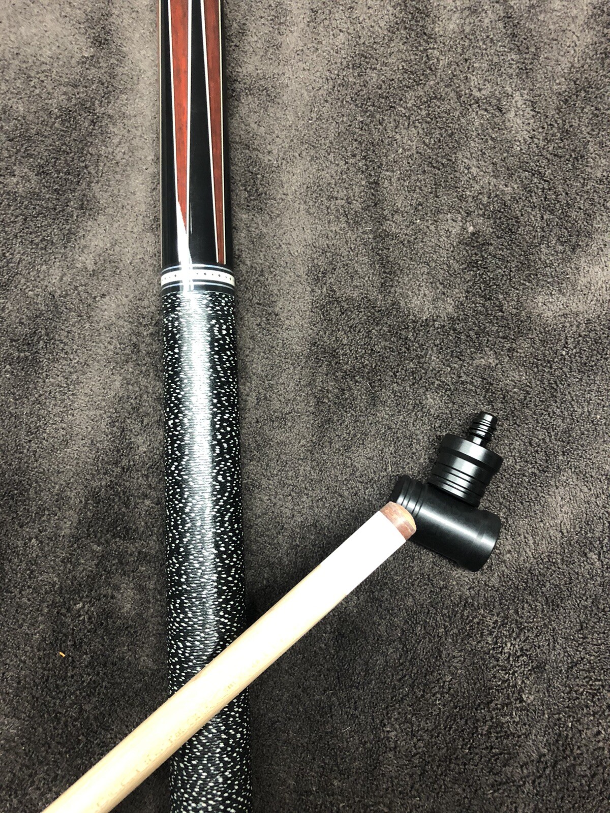 Rhino BloodWood Playing Pool Cue W/ 6 Points & Fancy Ringwork Joint ...