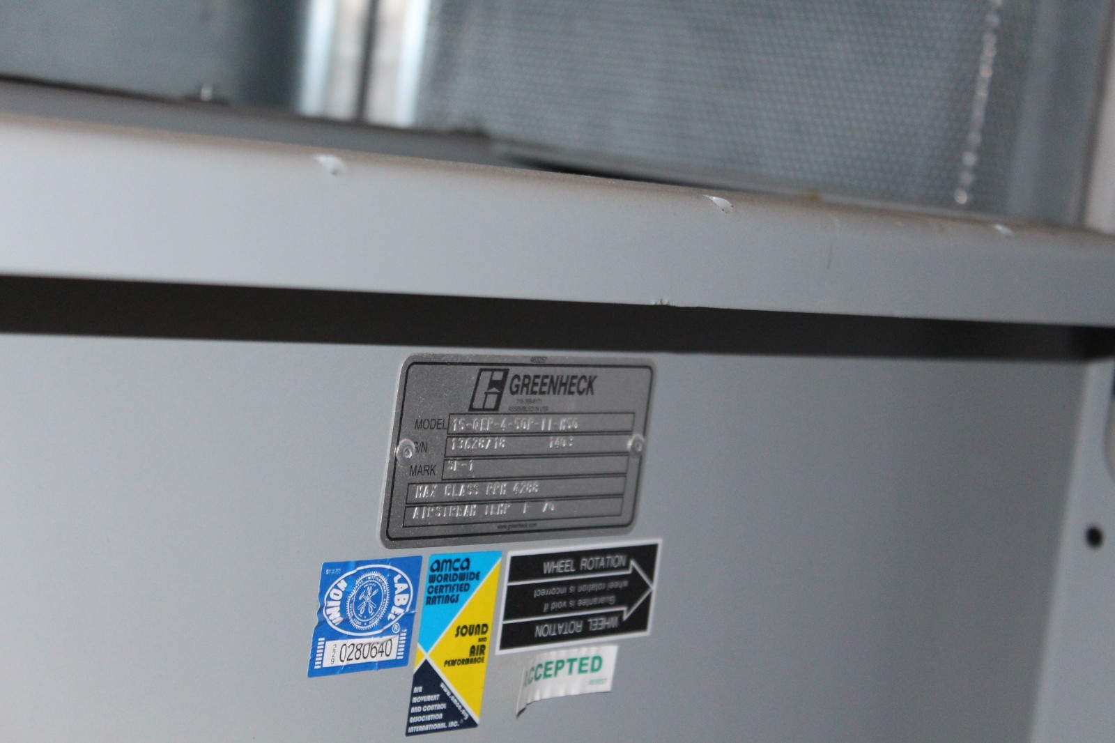 Inovent Air Handler Model CAHU-2400-EH-460 460V | eBay