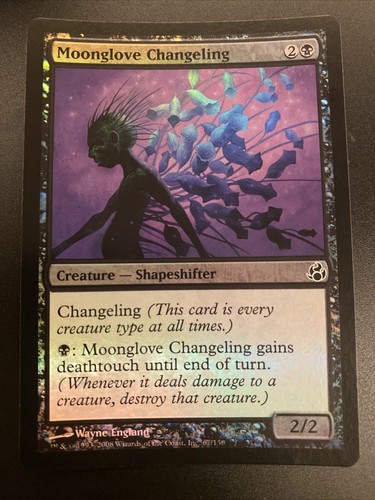FOIL Moonglove Changeling 67/150 MTG Morningtide Common NM English | eBay