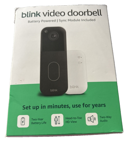New 2025 Blink Video Doorbell 2nd Gen + Sync Module Core - System | eBay
