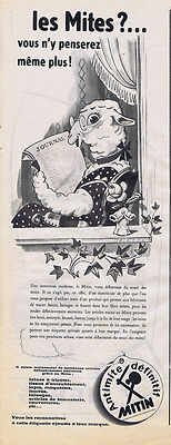 PUBLICITE ADVERTISING 084 1953 MITIN antimite définitif | eBay