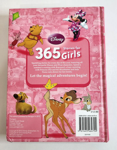 365 Stories for Girls Disney 365 Stories Treasury By Disney Illustrated ...