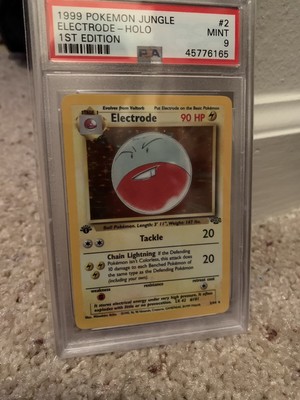 1999 Pokemon Jungle Electrode 1st Edition HOLO PSA 9 2/64! RARE | eBay