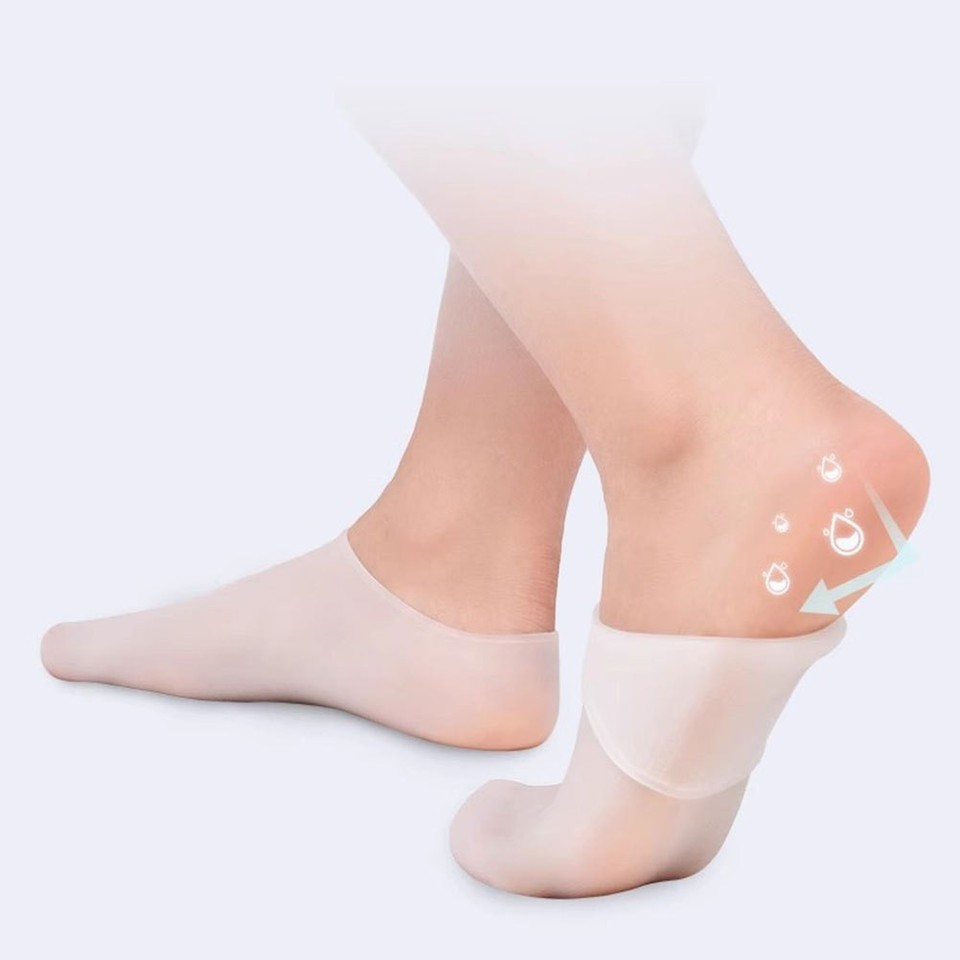 Foot Mask Socks Reusable Waterproof Cover Feet Moisturizing Masks | eBay UK