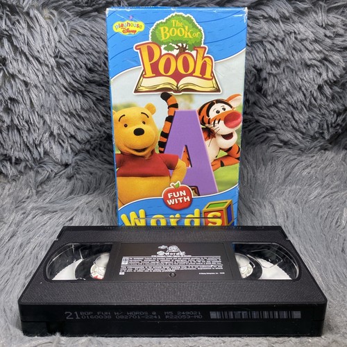 The Book of Pooh: Fun With Words VHS Tape 2001 Children Educational ...