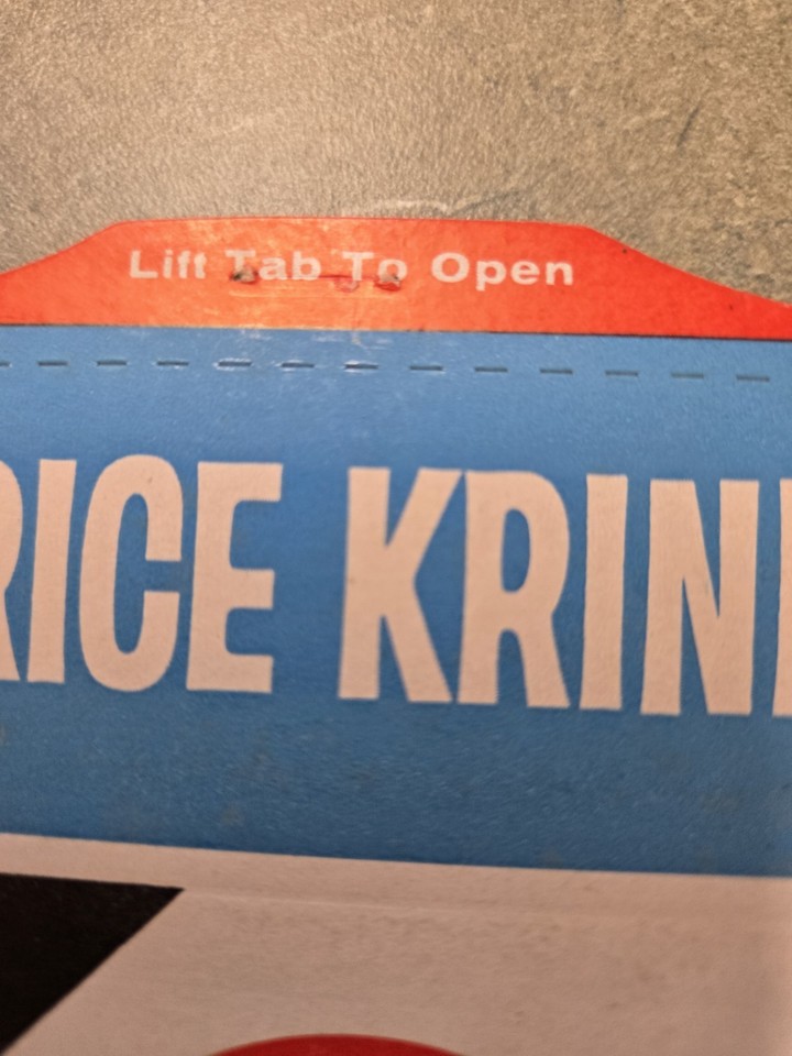 Post Sugar Coated Rice Krinkles Unused Factory Flat, Cowboys and ...