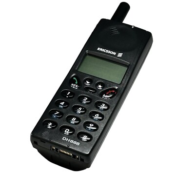 Vintage Rare Ericsson 1998 DH668 Digital Cellular Mobile PCS Cellphone ...