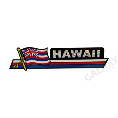 Hawaii Bumper Sticker / Flag Sticker / "3 x 11 3/4" Bumper Sticker | eBay