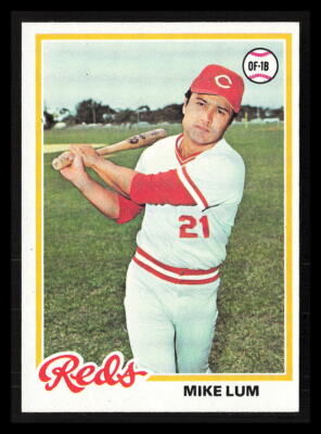 Mike Lum 1978 Topps #326 Cincinnati Reds | eBay