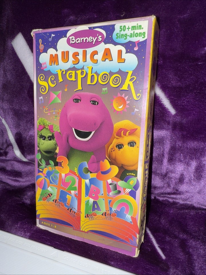 Barney - Barneys Musical Scrapbook VHS 1997 Lyrick Studios Kids TV Show ...