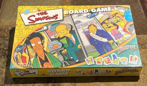 The Simpsons Board Game Vintage 2000 20th Century Fox Brand New And ...