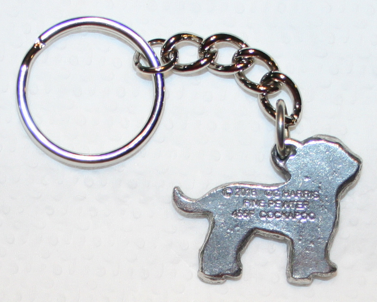 COCKAPOO Dog Fine Pewter Keychain Key Chain Ring Fob | eBay