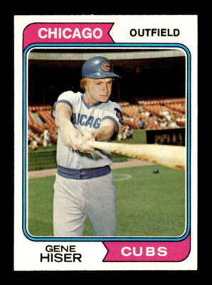 1974 Topps #452 Gene Hiser Chicago Cubs EX-MT Baseball Card *G238 | eBay
