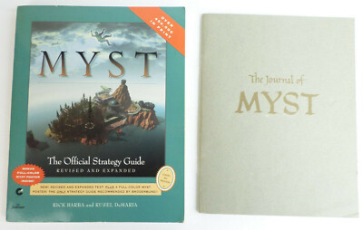 MYST Official Strategy Guide + Journal Of MYST (Some Writing In Journal ...