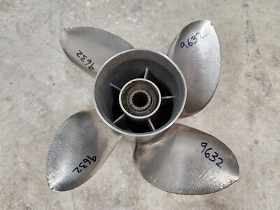 4 BLADE 14 1/4" X 16P POWERTECH PTC4 SS PROPELLER, YM200PTC4R16P ...