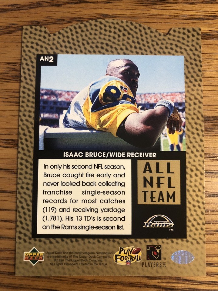 Isaac Bruce 1996 Upper Deck All NFL Team Rams #AN2 *4903* | eBay