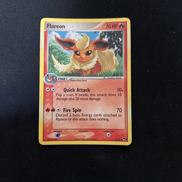 Pokémon TCG Flareon Promo #2 Holo Pokemon Promos Holo Promo for sale ...