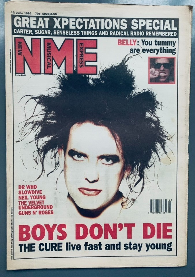 1993 THE CURE Robert Smith BELLY Tanya Donelly Breeders Magazine MELODY ...