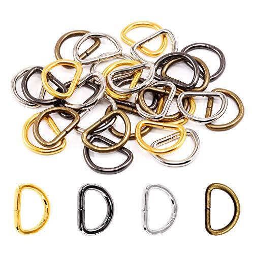 120 Pcs 3/4 Inch Strong Metal Webbing Assorted Set 4 Colors Multi ...