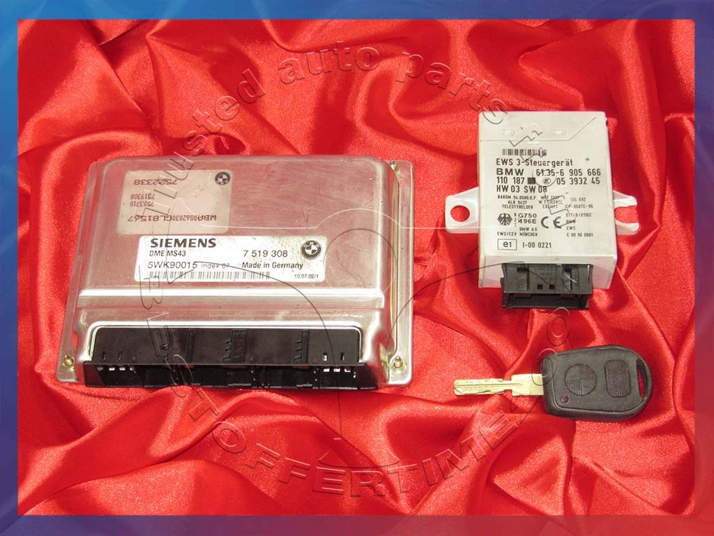 BMW E36 E46 E39 Z3 3 5'es M54 Engine ECU SET BASIC CONTROL UNIT DME ...