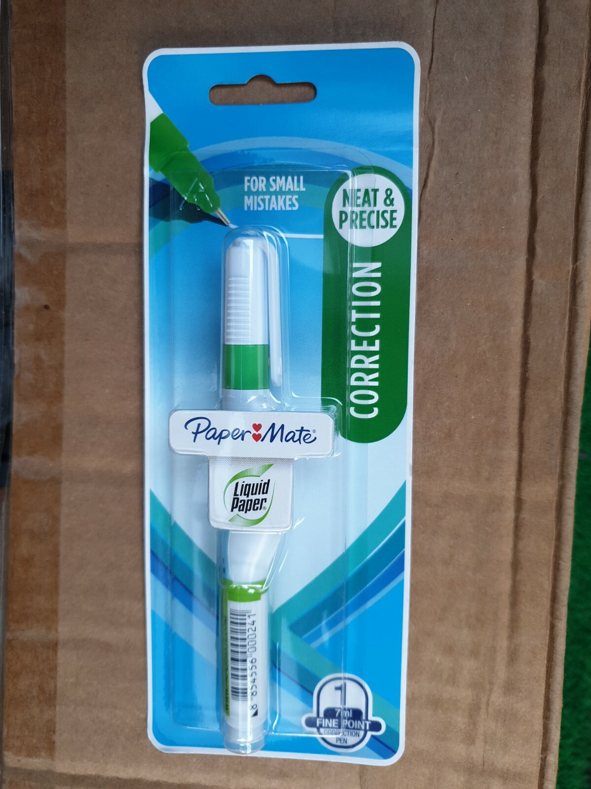 Qty - 2 # Papermate Liquid Paper Correction Fluid Pen Fast Dry 7ml Pen ...