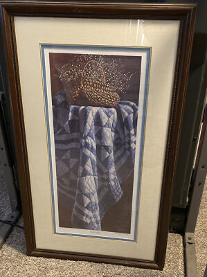 Harry Jarman “Vicki’s Quilt” 551/850 Professionally Framed Nonsmoking ...