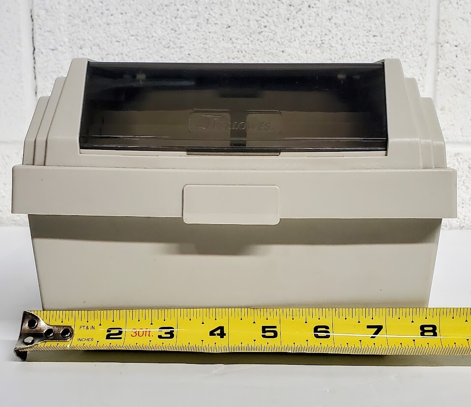 Fellowes 1980s Floppy Disk Media Organizer Vintage Storage Box | eBay