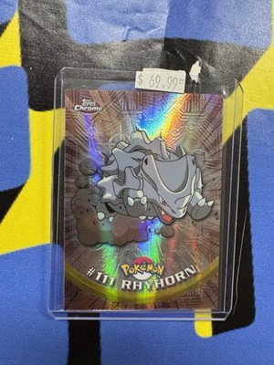2000 Pokemon Topps Chrome Rhyhorn #111 Spectra Chrome CLEAN! | eBay