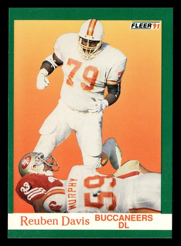 Reuben Davis 1991 Fleer #372 Tampa Bay Buccaneers FOOTBALL *074 | eBay