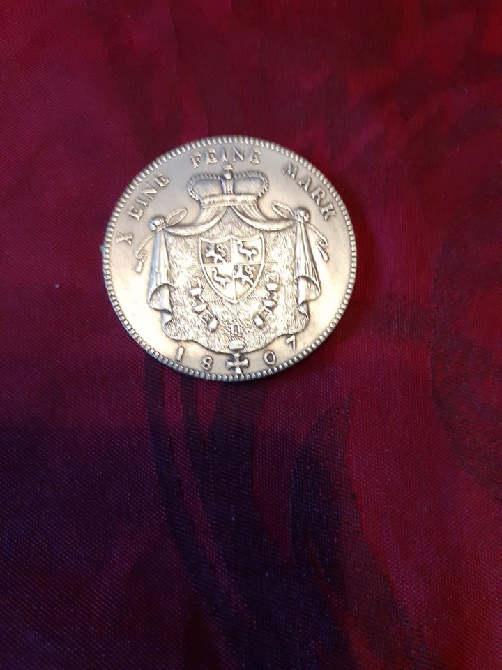 Spielmünzen, Antik, 1807 Eine Feine Mark Reuss | eBay