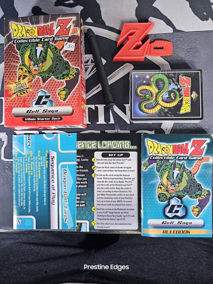DBZ Dragon Ball Z Vintage CCG Cell Saga Villain Starter Deck Opened ...