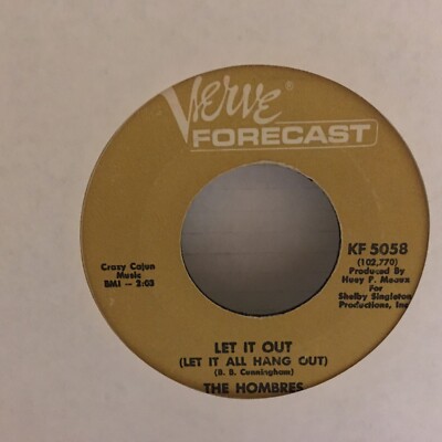 THE HOMBRES 7" VINYL SINGLE , GO GIRL, GO / LET IT OUT | eBay