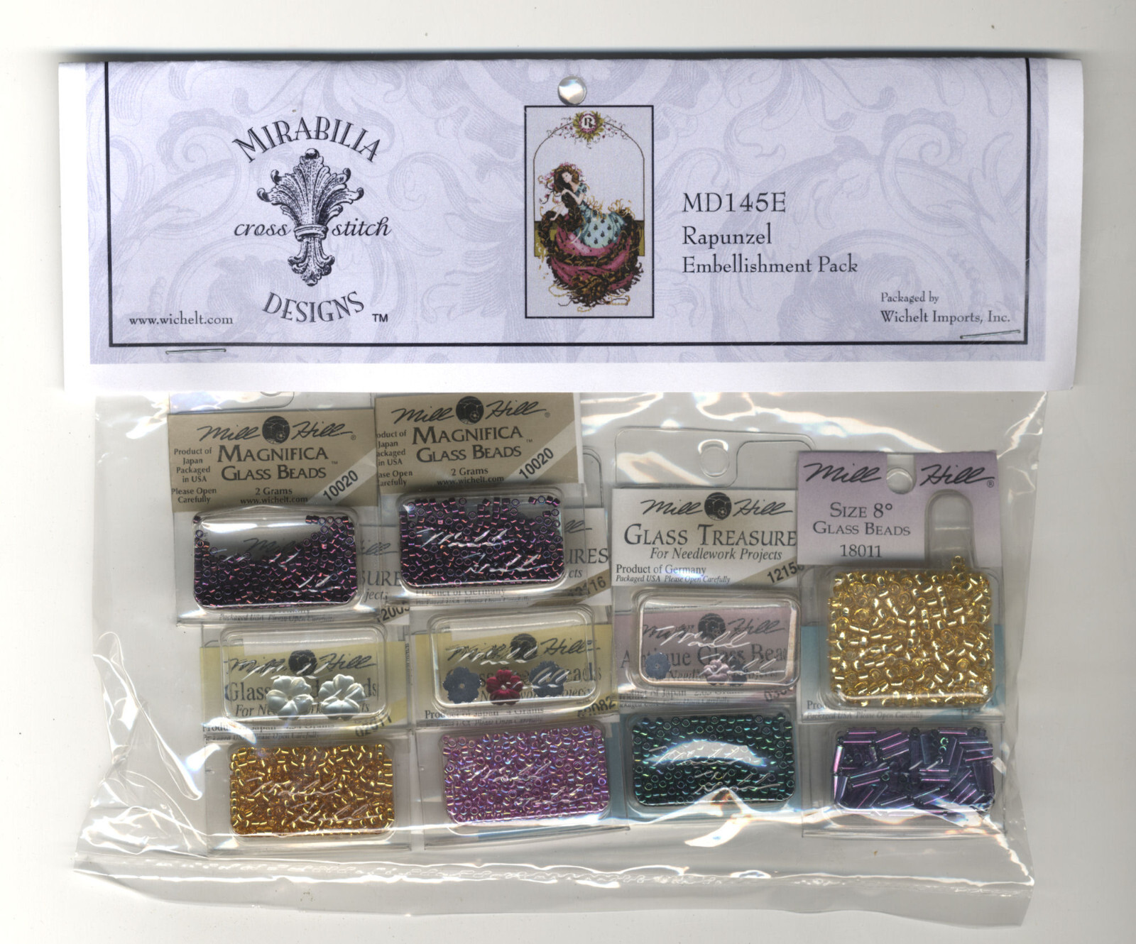 Cross Stitch ~ Mirabilia Embellishment Pack for Rapunzel #MD145E | eBay