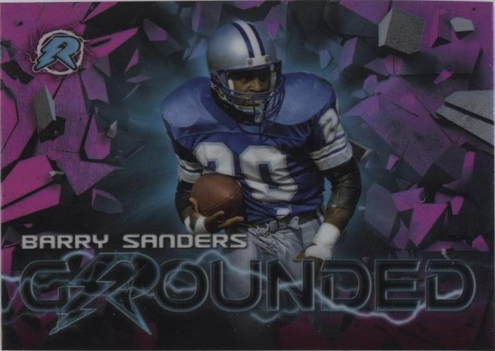 2023 Topps Composite - Resurgence Grounded Barry Sanders #RG-6 Pink ...