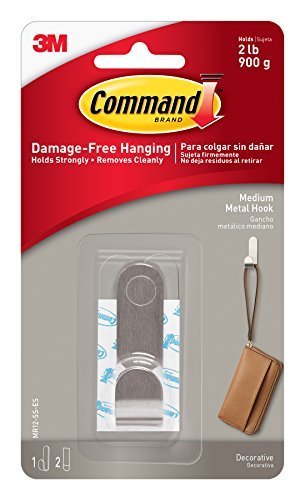 3M COMMAND Hooks, Mini, Utility, Ceiling, Jumbo, Large, Nickel ...